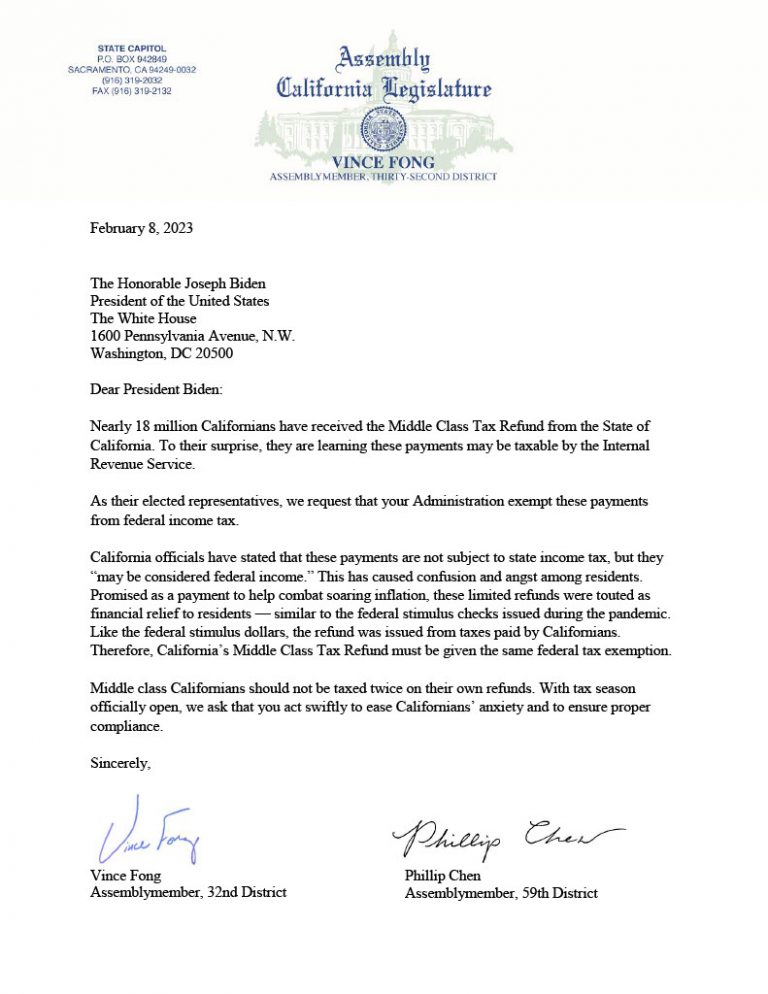 ASSEMBLYMEMBER DIANE DIXON SIGNS ON TO LETTER TO PRESIDENT BIDEN ...